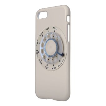 Retro Rotary Phone Dial iPhone Case | Zazzle