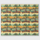 Retro RV Camper Camping Themed Wrapping Paper | Zazzle