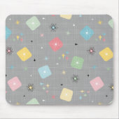 Retro Scattered Atomic Star Explosions Pattern Mouse Pad | Zazzle