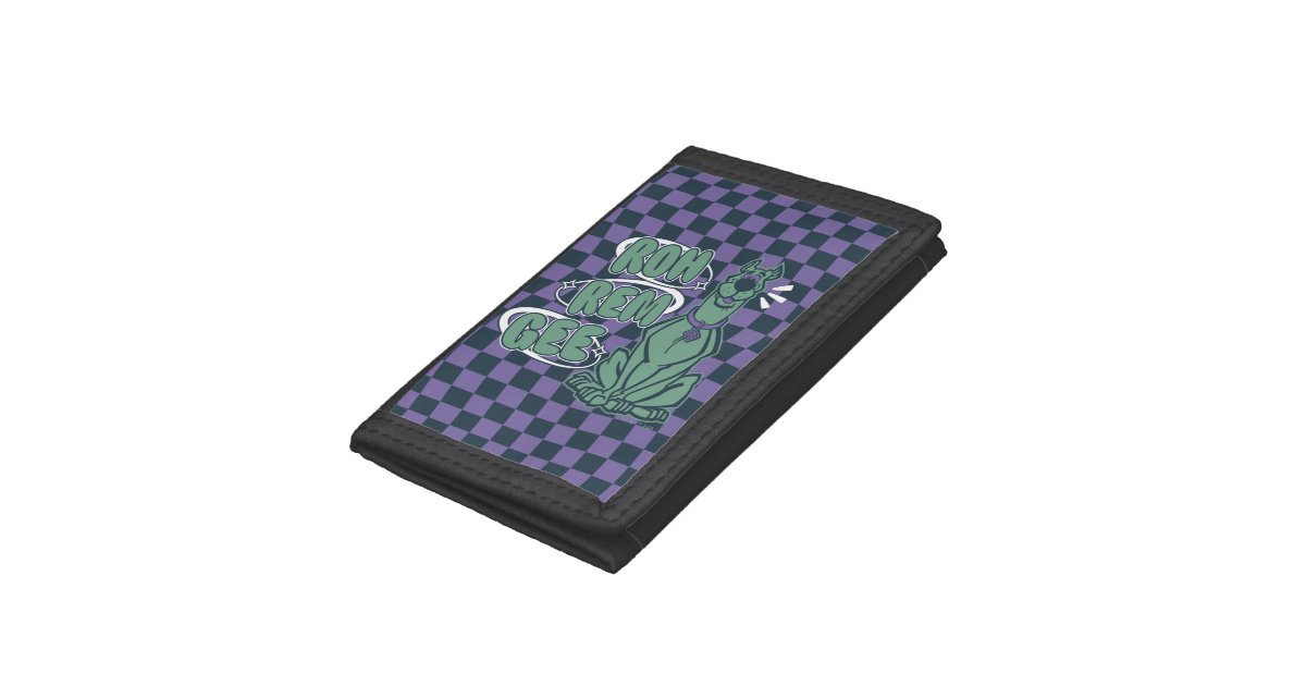 Retro Scooby "OMG" Trifold Wallet | Zazzle