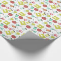 Retro Sewing Theme Pattern Wrapping Paper | Zazzle
