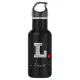 Retro Sketch Monogram Letter L, Water Bottle | Zazzle