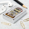 Retro Slot Machine Lucky Jackpot Zippo Lighter | Zazzle