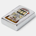 Retro Slot Machine Lucky Jackpot Zippo Lighter | Zazzle