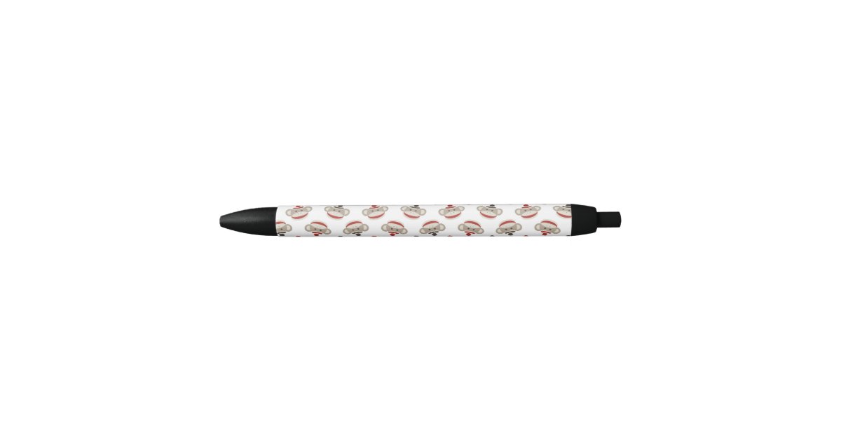 Retro Sock Monkey Pen | Zazzle