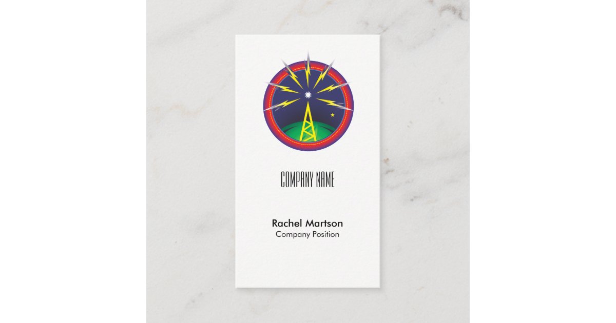 Retro Sound Business Card | Zazzle