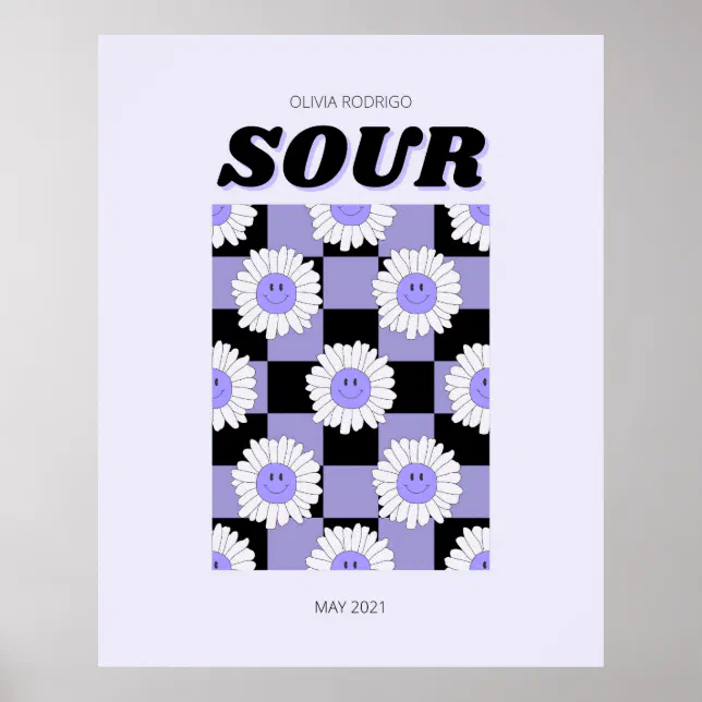 Retro Sour Poster | Zazzle