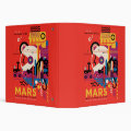 Retro Space Poster - Mars Exploration Program. 3 Ring Binder | Zazzle