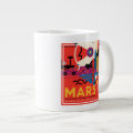 Retro Space Poster - Mars Exploration Program. Giant Coffee Mug | Zazzle
