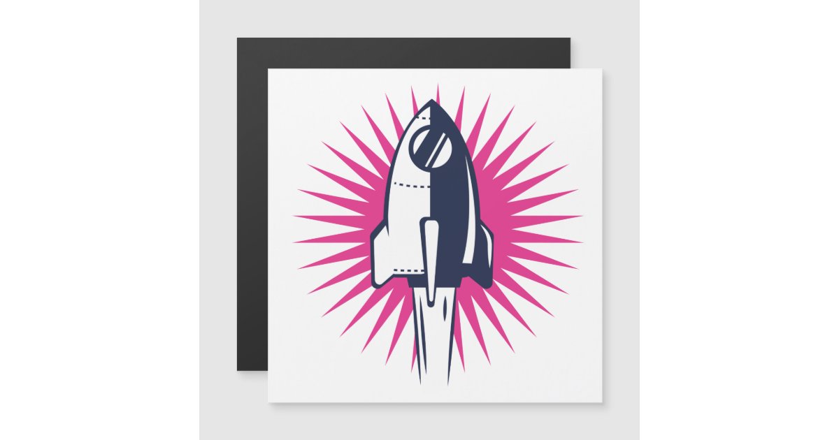 Retro Space Rocket | Zazzle