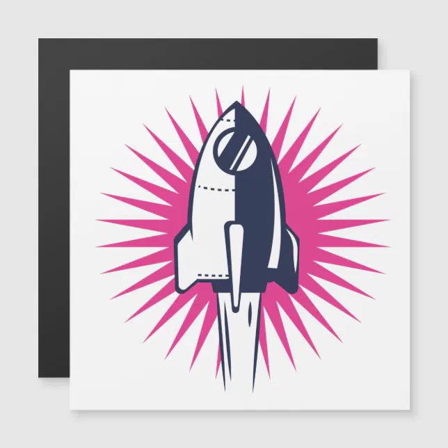Retro Space Rocket | Zazzle