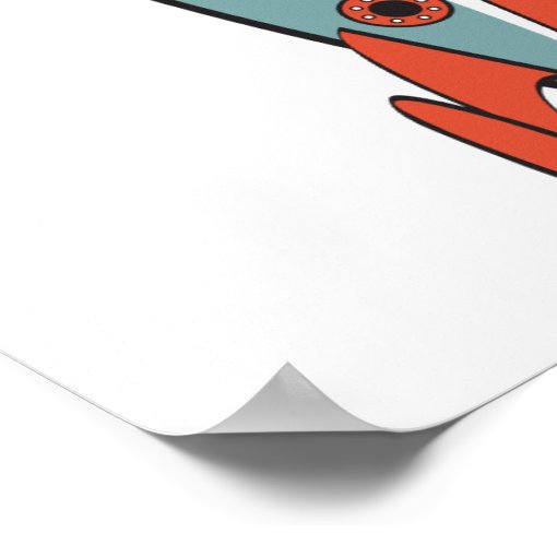 retro space rocket poster | Zazzle