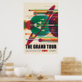 Retro Space Travel Poster- Solar System Grand Tour Poster | Zazzle