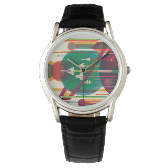 Retro Space Travel Poster- Solar System Grand Tour Watch | Zazzle