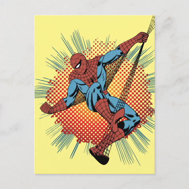 Retro Spider-Man Spidey Senses Postcard | Zazzle