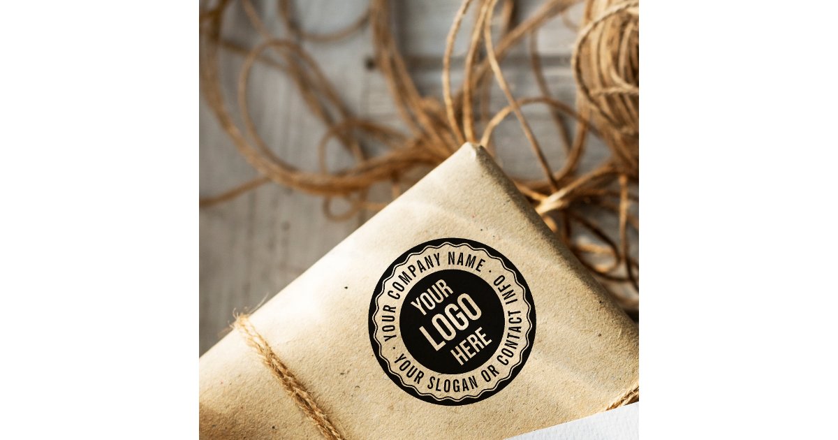 Retro Stamp Frame Business Name, Slogan, & Logo | Zazzle