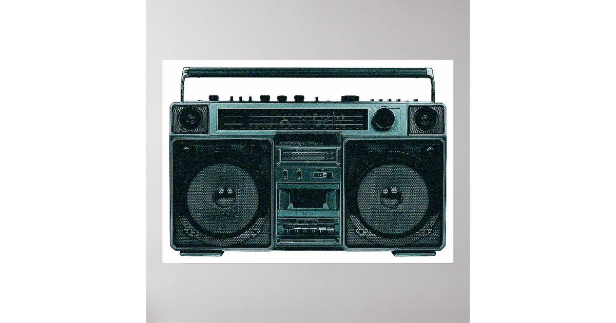 retro stereo poster | Zazzle