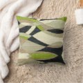 Retro-styled Throw Pillow in Abstract Patterns | Zazzle