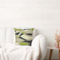 Retro-styled Throw Pillow in Abstract Patterns | Zazzle