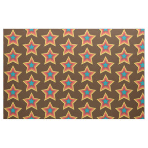 stylish 70s retro mod fabric | Zazzle