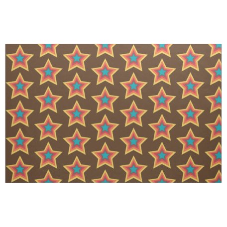 stylish 70s retro mod fabric | Zazzle