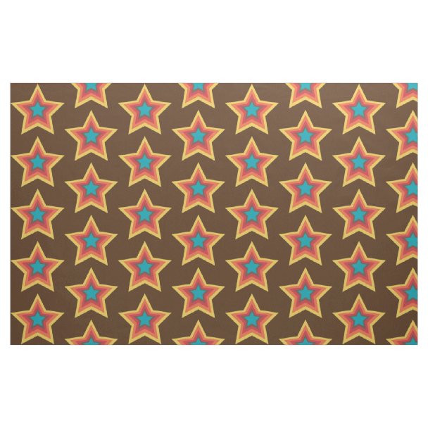 stylish 70s retro mod fabric | Zazzle