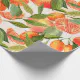 RETRO Tangerines Mandarins Branch Christmas Wrapping Paper | Zazzle