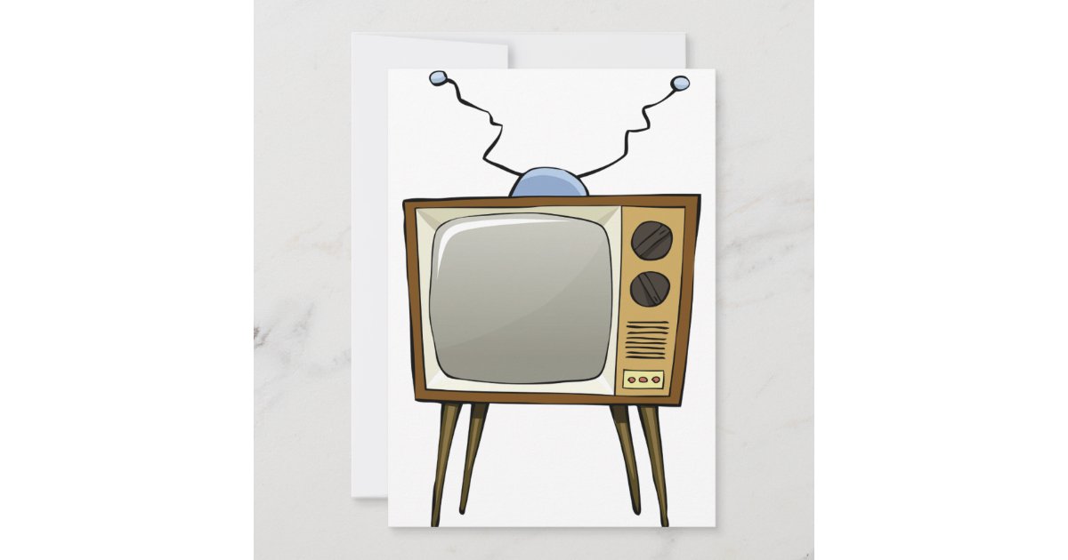 Retro Television Invitations | Zazzle