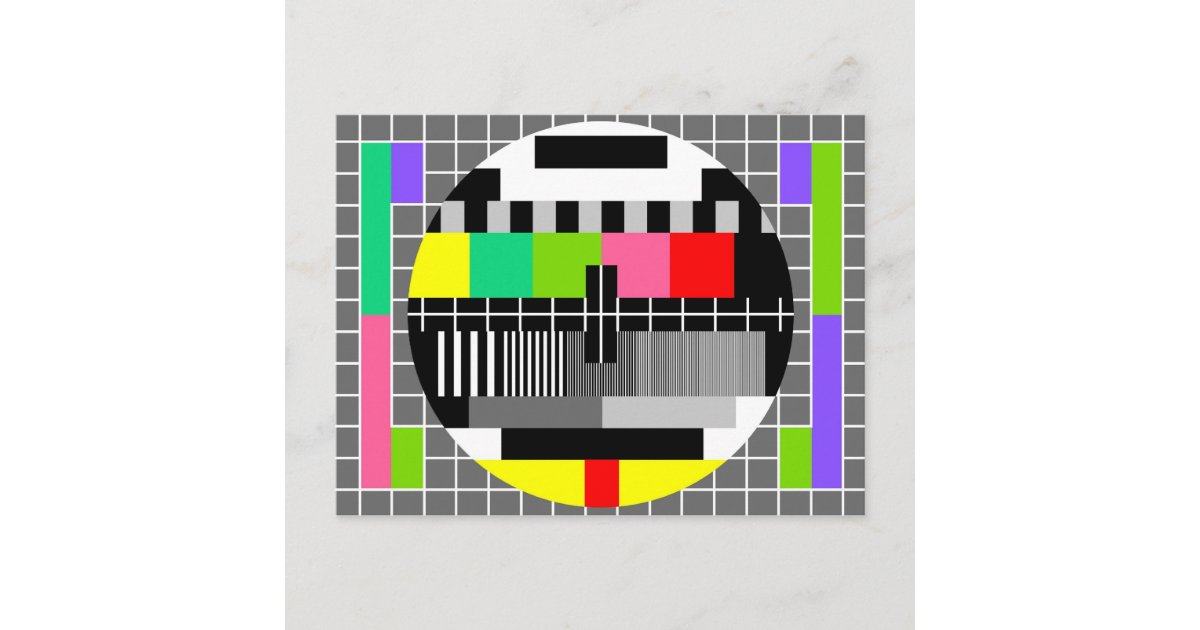 'Retro television' postcard | Zazzle