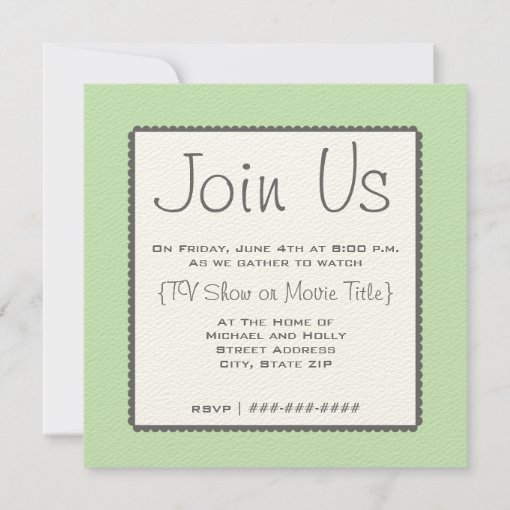 Retro Television Set Invitation | Zazzle