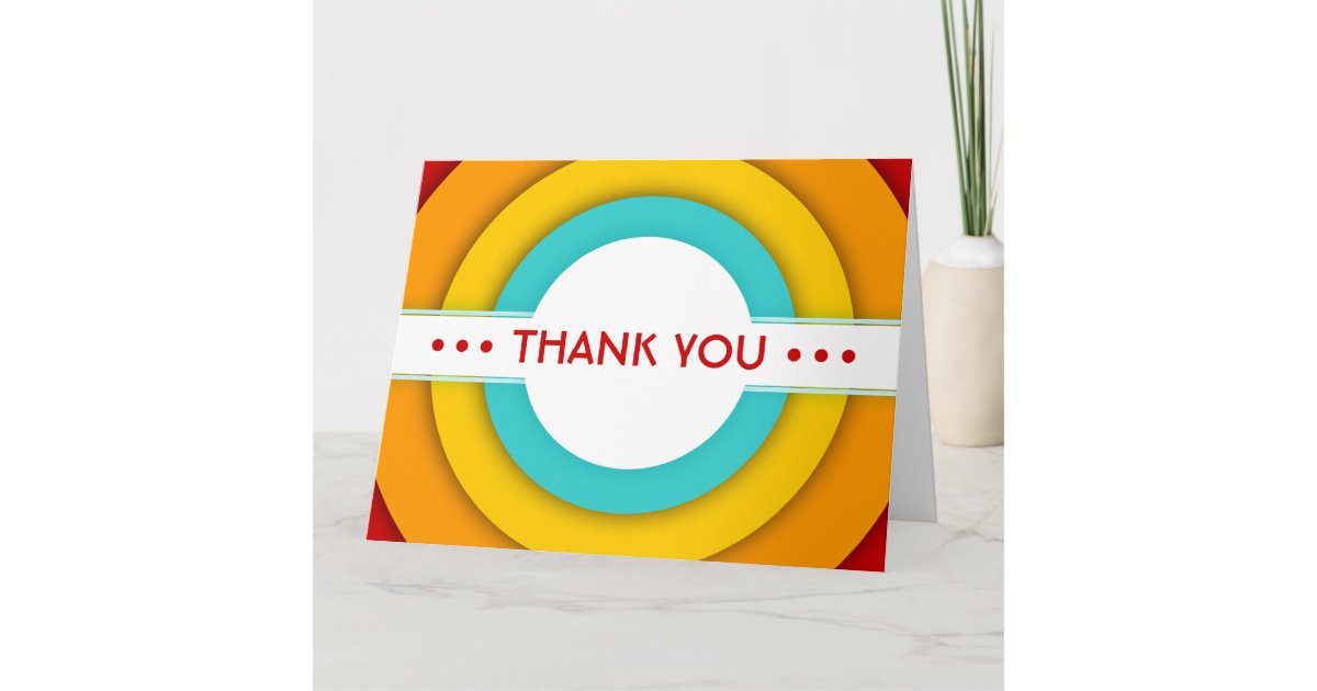 retro THANK YOU | Zazzle.com