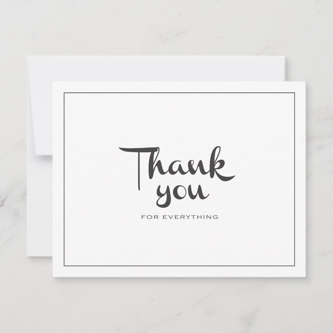 Retro Thank You Double-Sided | Zazzle