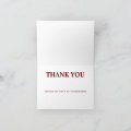 Retro Theater Movie Ticket Stub Wedding Thank You Card | Zazzle