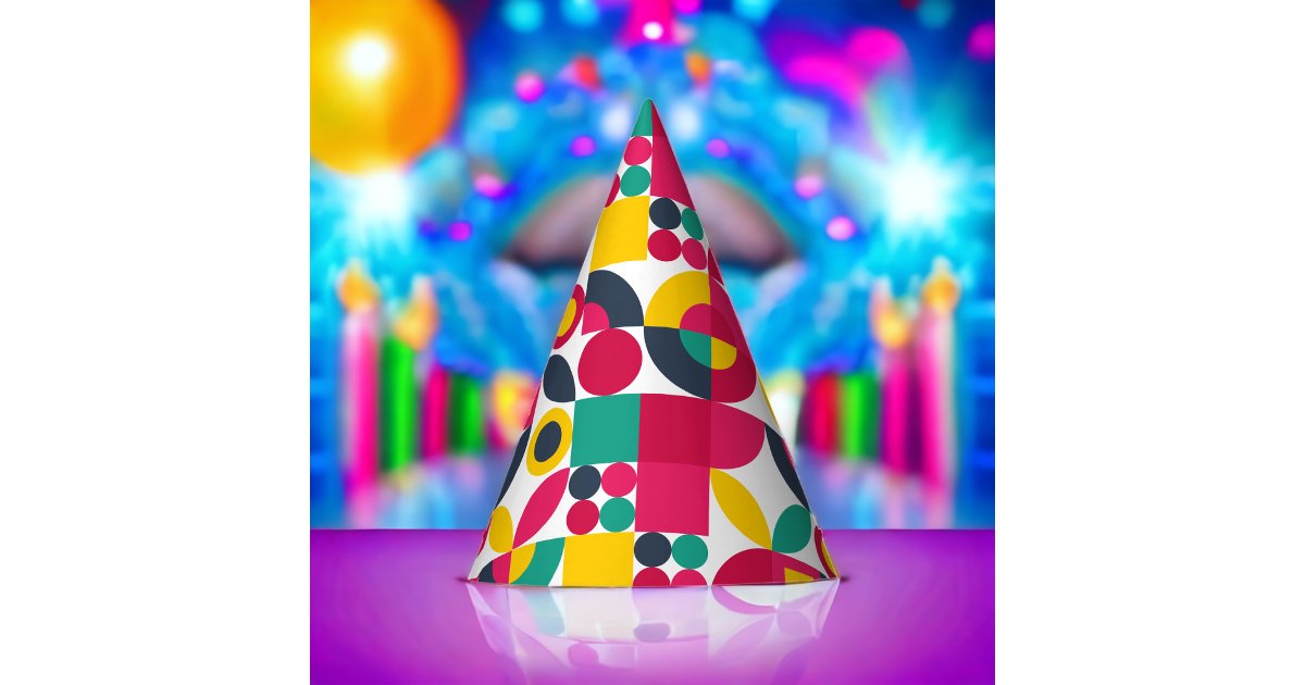 Retro Theme Party Hat | Zazzle