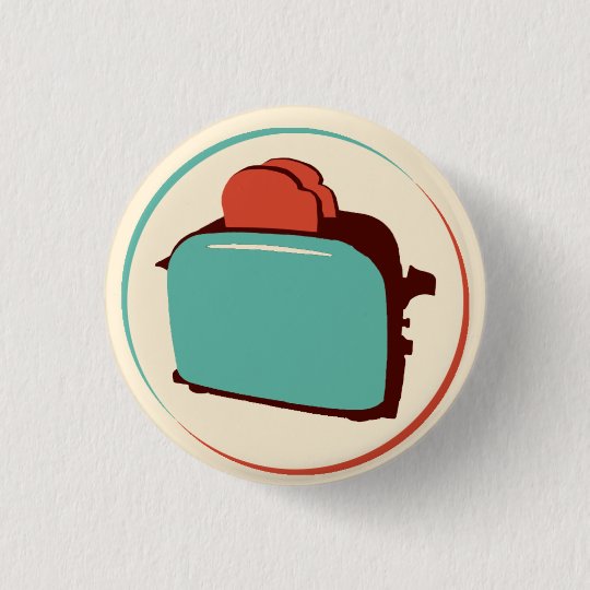 Retro Toaster button | Zazzle.com