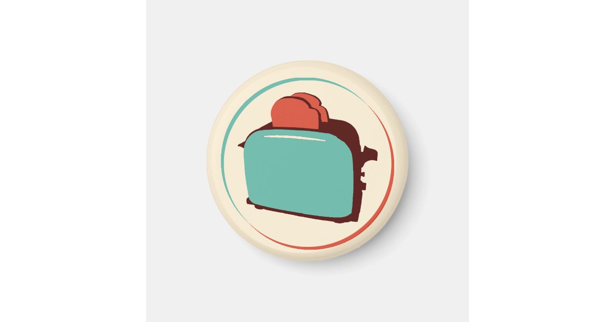 Retro Toaster magnet | Zazzle
