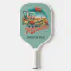 Retro Travel Map of Nebraska State Pickleball Paddle | Zazzle
