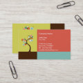retro tree business card | Zazzle