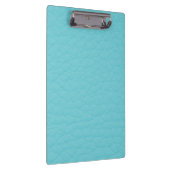 Retro Turquoise Teal Leather Custom Clipboard | Zazzle