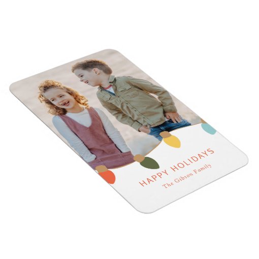 Retro Twinkle Lights Magnet | Zazzle