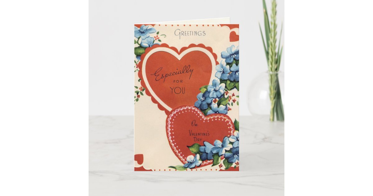 Retro Valentine's Day Card | Zazzle