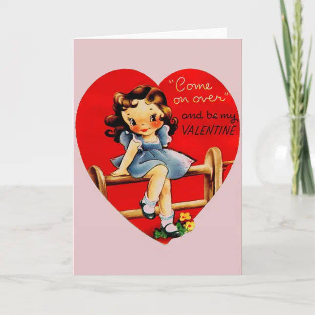 Retro Valentine's Day Card | Zazzle