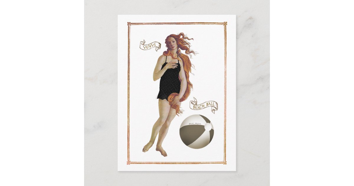 Retro Venus Postcard | Zazzle