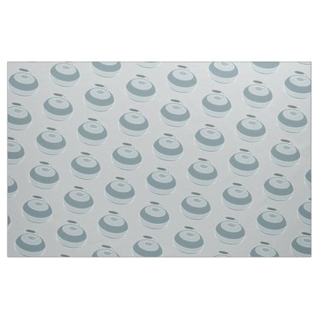 Canada Curling Rocks Fabric | Zazzle.com