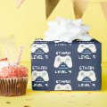 Retro Video Game Theme Personalized Birthday Wrapping Paper | Zazzle
