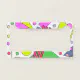 Retro Vintage 80s and 90s Style License Plate Frame | Zazzle