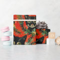 Retro Vintage Christmas Cats Wrapping Paper | Zazzle