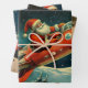 Retro Vintage Christmas: Santa's Space Adventure Wrapping Paper Sheets ...