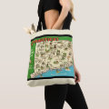 Retro, Vintage Connecticut Map Tote Bag | Zazzle