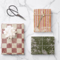 Retro Vintage Distressed Traditional Worn Wrapping Paper Sheets | Zazzle